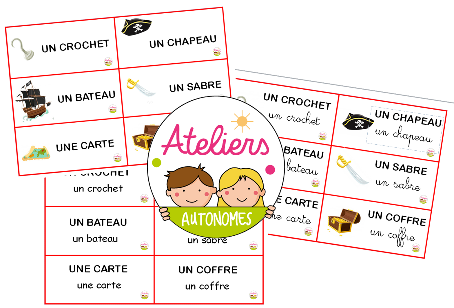 Nomenclature et images classifiées - les pirates