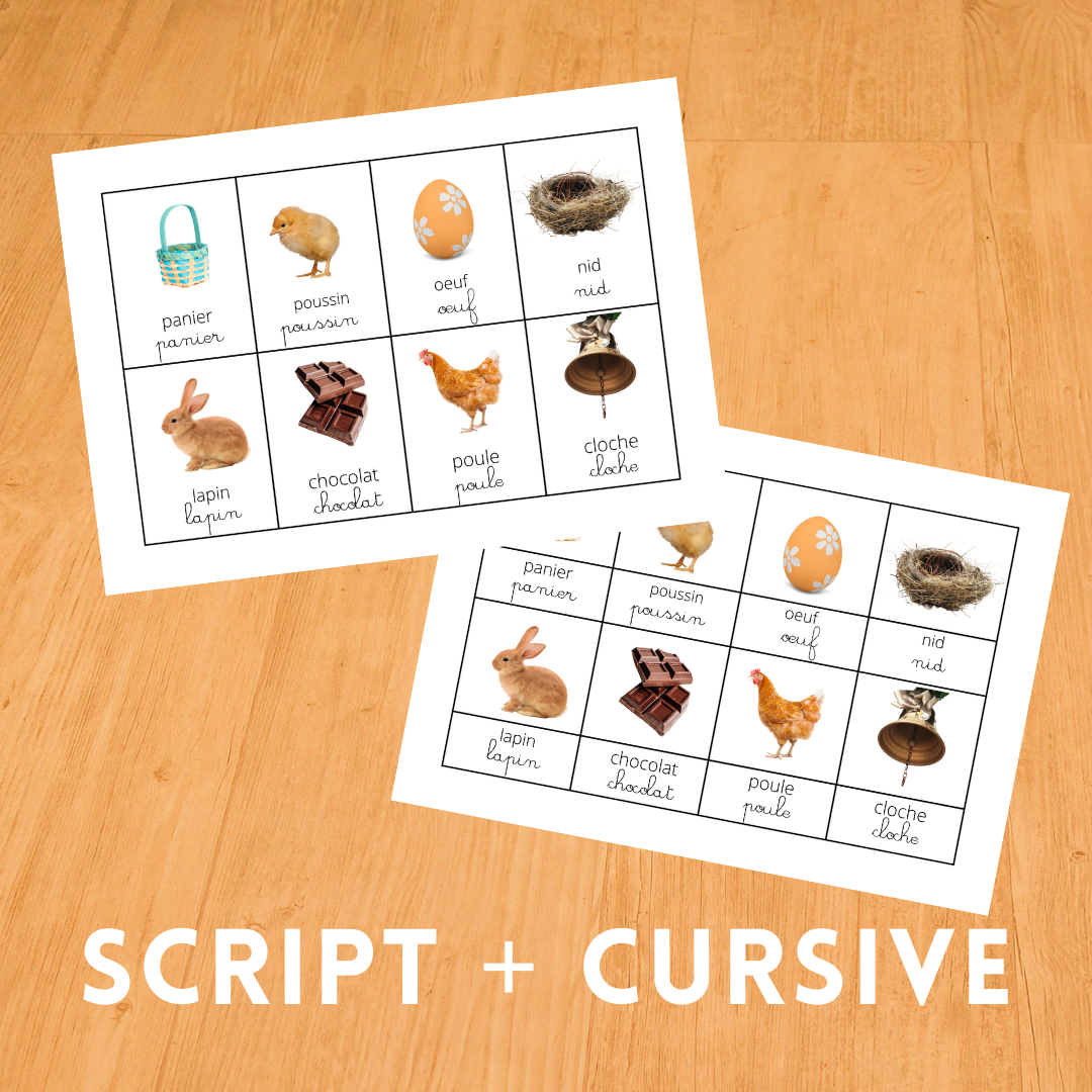 Images classifiées et nomenclatures PAQUES