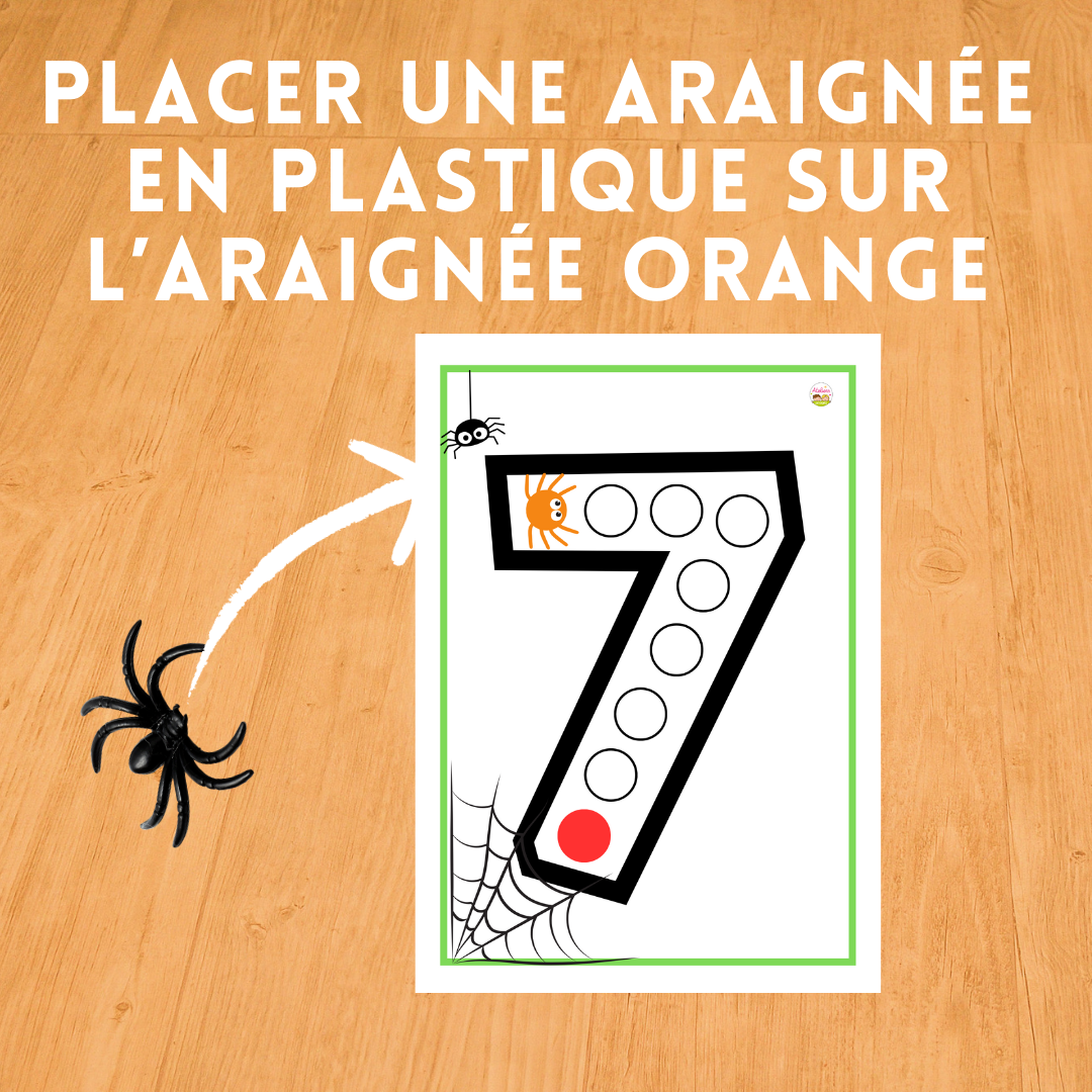 Les chiffres araignées