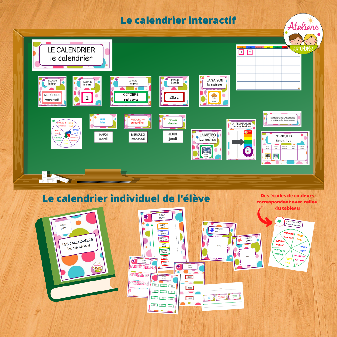 Calendrier interactif M2