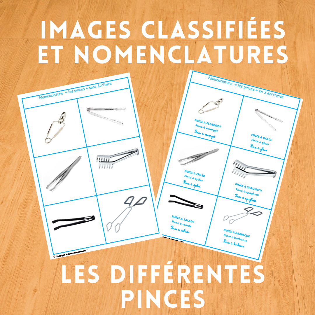 Pack Activités - La manipulation des différentes pinces
