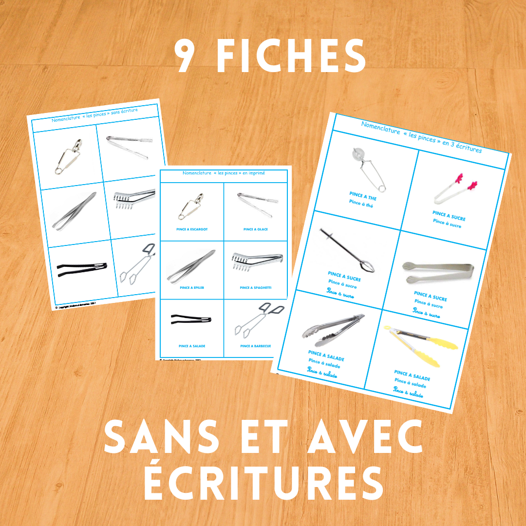 Pack Activités - La manipulation des différentes pinces