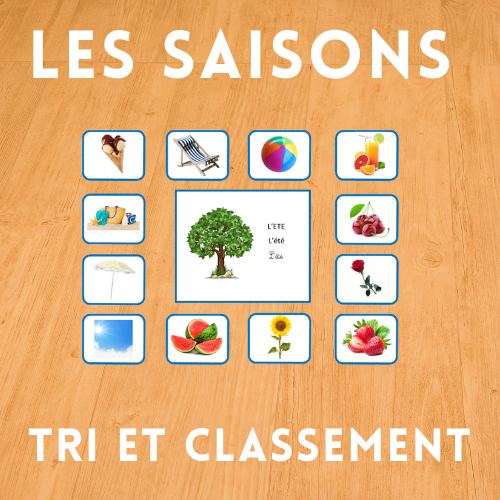 Les saisons - Tri et classement