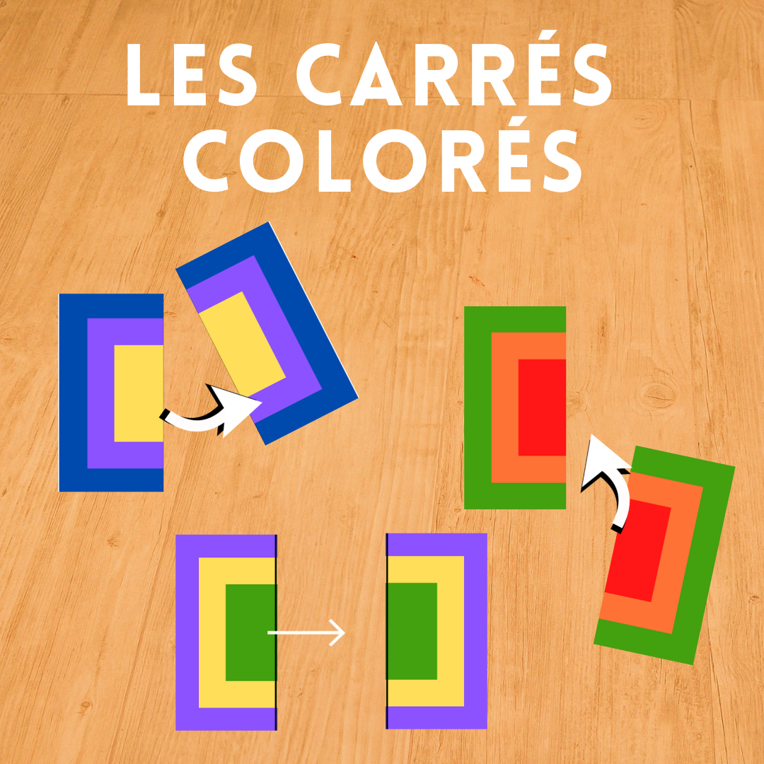 Les carrés colorés