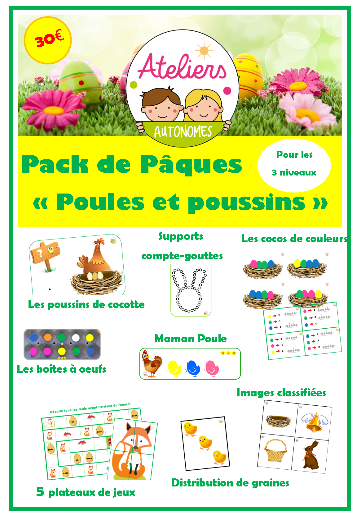 Pack Activités complet - Pâques