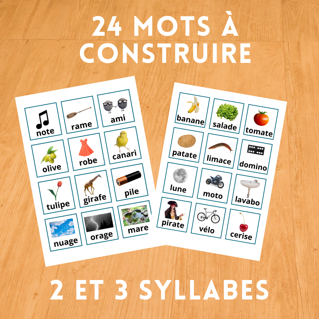 Jeu des syllabes