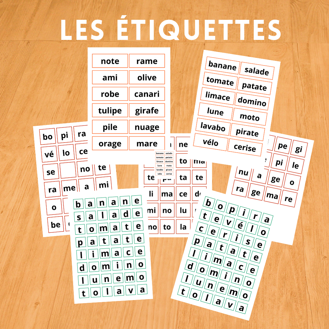 Jeu des syllabes