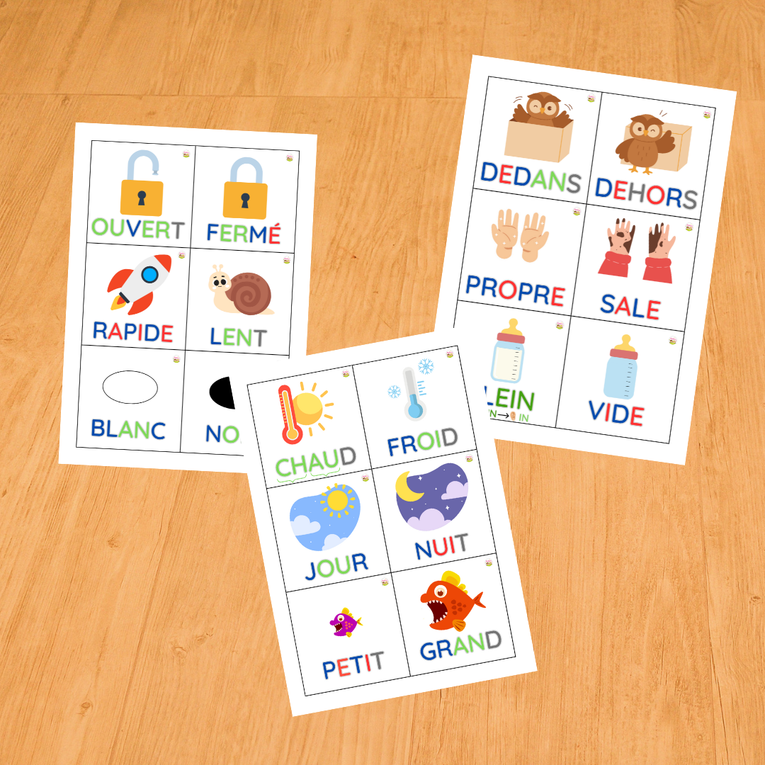 Les contraires/ les opposés