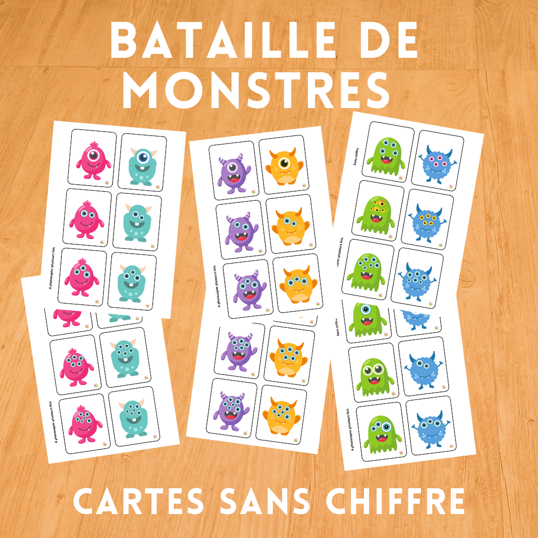 Pack Activités - Monstres