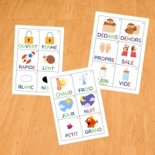 Les contraires/ les opposés