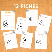 Mon cahier de symétrie - halloween